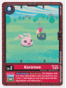 Koromon : EX09-001 VERSUS MONSTERS - Digimon Card Game Single Card