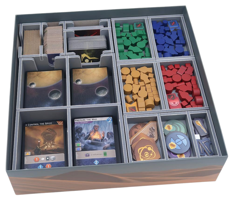 Dune Imperium Uprising Insert | Folded Space | Chaos Cards