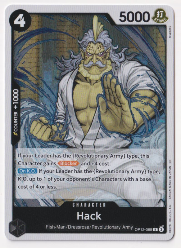 Hack : OP12-089 LEGACY OF THE MASTER - One Piece Single Card