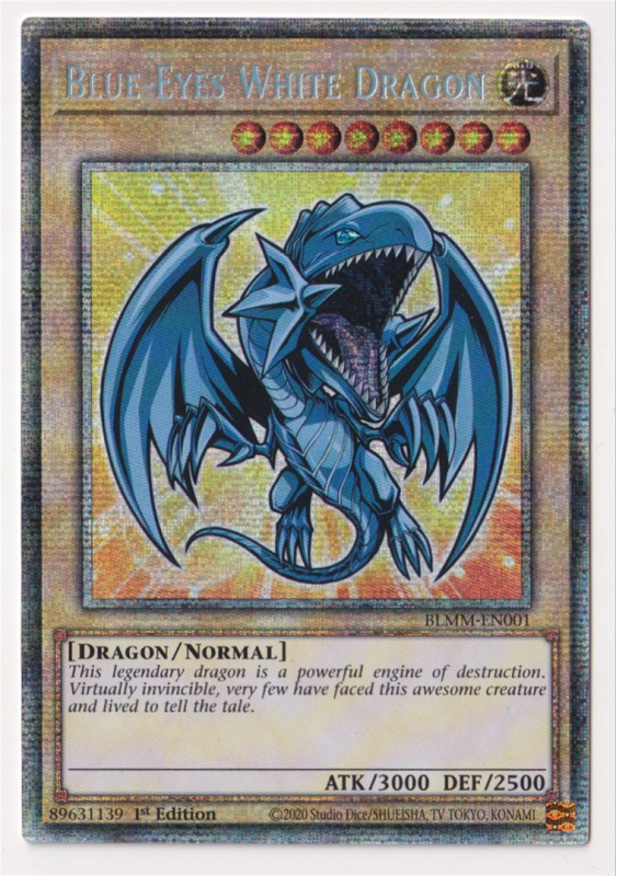 Blue-Eyes White Dragon (Starlight Rare) : BLMM-EN001 - Yu-Gi-Oh! Single ...