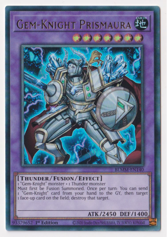 Gem-Knight Prismaura (Ultra Rare) : BLMM-EN140 - Yu-Gi-Oh! Single Card