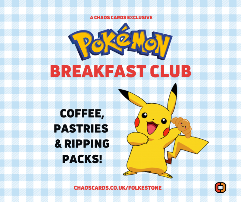 Chaos Cards Breakfast Club – Pokémon Mega Evolutions Release Day Event
