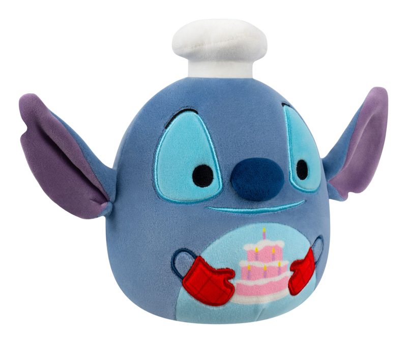 Squishmallows 10" Disney Chef Stitch with Cake