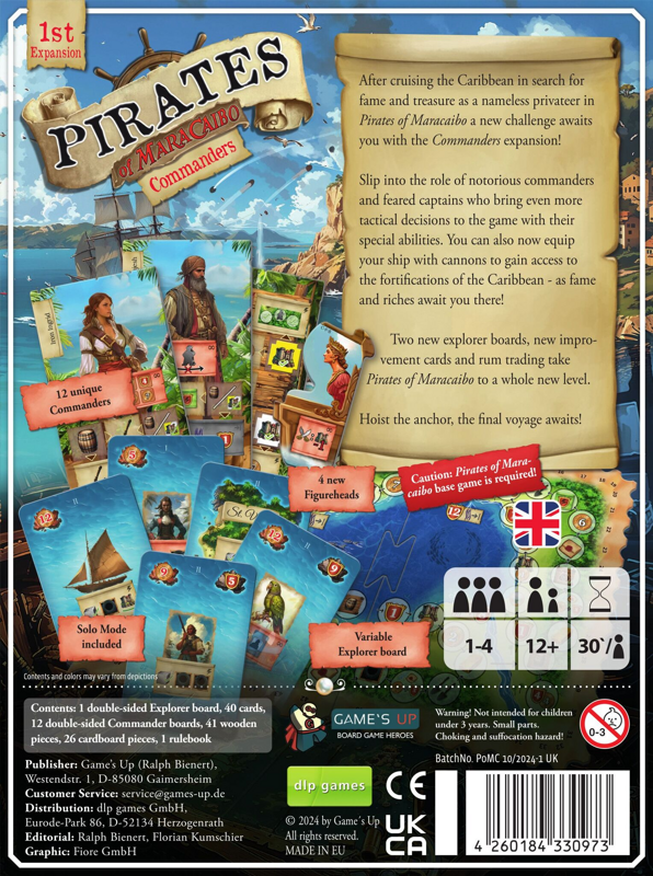 Pirates of Maracaibo Commanders Expansion | Chaos Cards