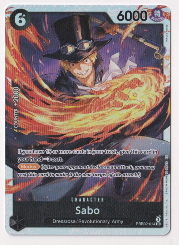 Sabo : PRB02-014 PREMIUM BOOSTER - THE BEST VOL.2 - One Piece Single Card