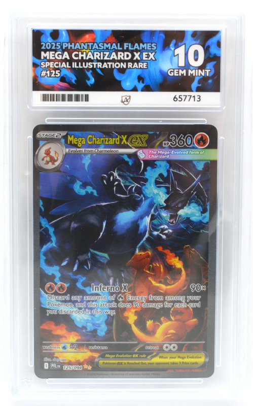 Mega Charizard X EX (SPECIAL ILLUSTRATION RARE) : 125/094 MEGA ...