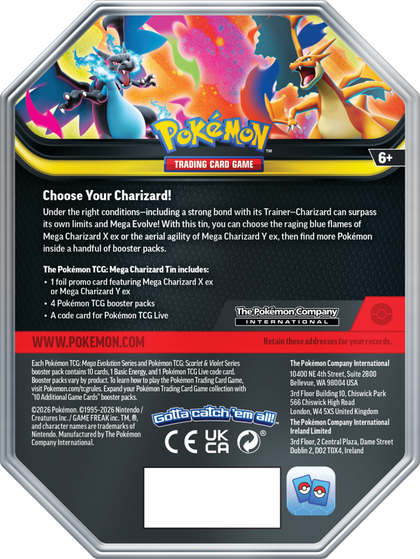 Mega Charizard X EX | Pokemon Tins | Chaos Cards