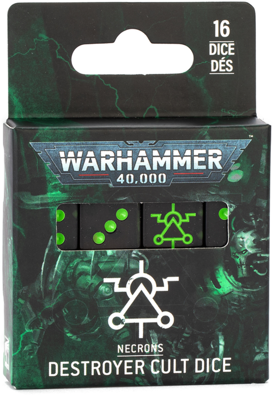 Necrons Destroyer Cult Dice | Chaos Cards
