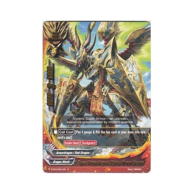 Future Card Buddyfight Card BT03-0021 Super Armordragon, Daring Armor Dragon | Chaos Cards