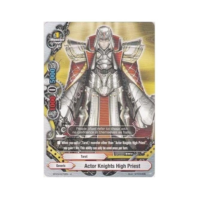 Future Card Buddyfight Card BT03-0072 Actor Knights High Priest | Chaos ...