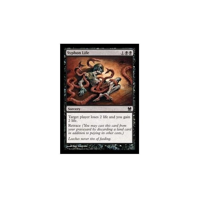 Magic the Gathering [113] MODERN MASTERS Single Card - 100/229 : Syphon ...