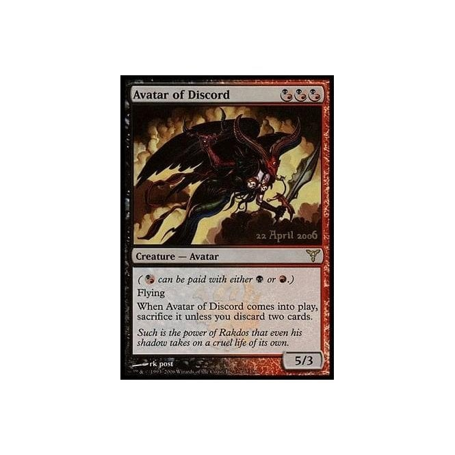 Magic the Gathering PROMOTIONAL PRERELEASE Single Card : #029 Avatar of ...