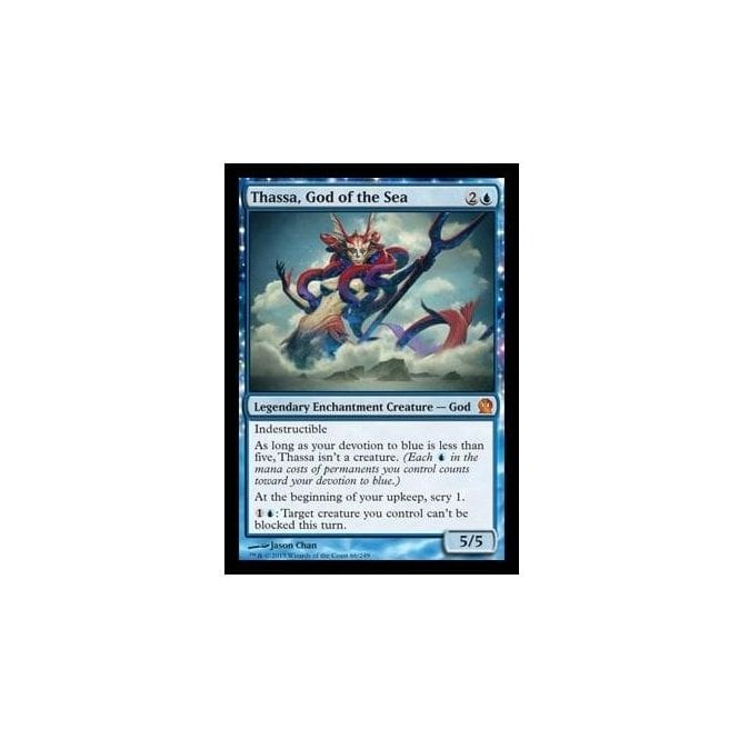 Magic the Gathering [115] THEROS Single Card - 066/249 : Thassa, God of ...