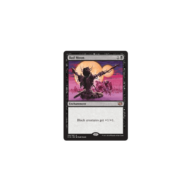 Bad Moon : COMMANDER 2014 135/337 - Magic the Gathering Single Card