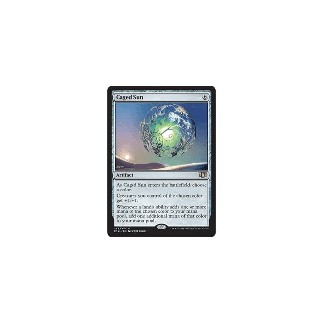Caged Sun : COMMANDER 2014 233/337 - Magic the Gathering Single Card