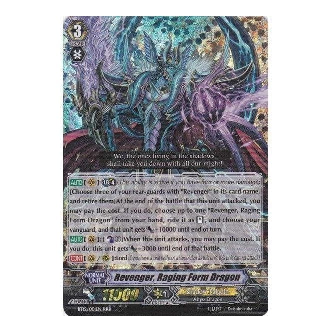 Revenger, Raging Form Dragon : BT12-001 - Cardfight!! Vanguard Single Card