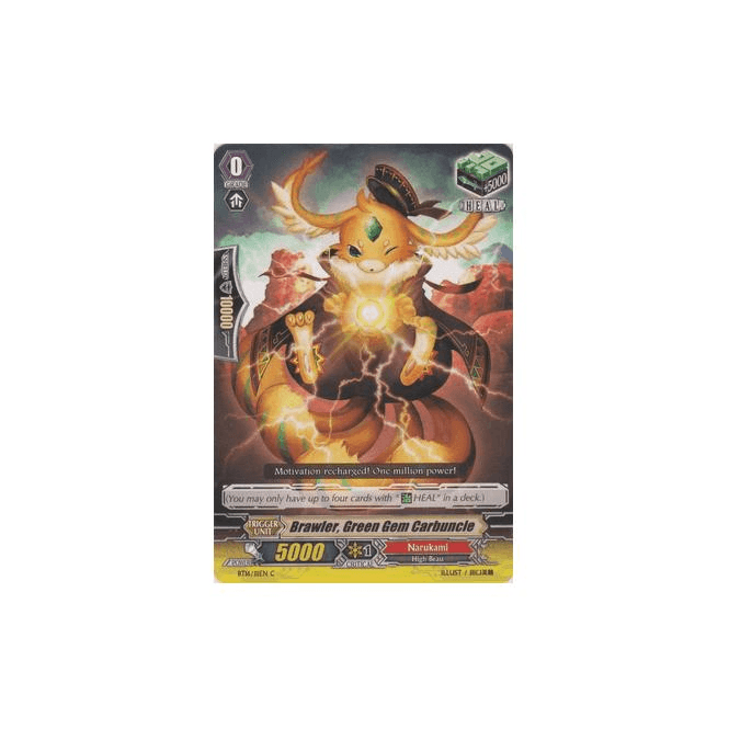 Brawler, Green Gem Carbuncle : BT16-111 - Cardfight!! Vanguard Single Card