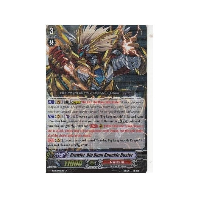 Brawler, Big Bang Knuckle Buster : BT16-S08 - Cardfight!! Vanguard ...