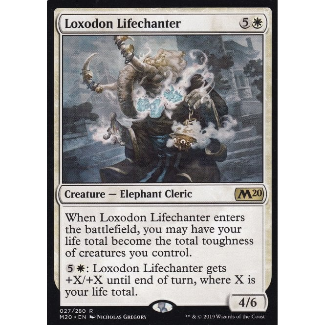 Loxodon Lifechanter : MAGIC 2020 027/280 - Magic the Gathering Single Card