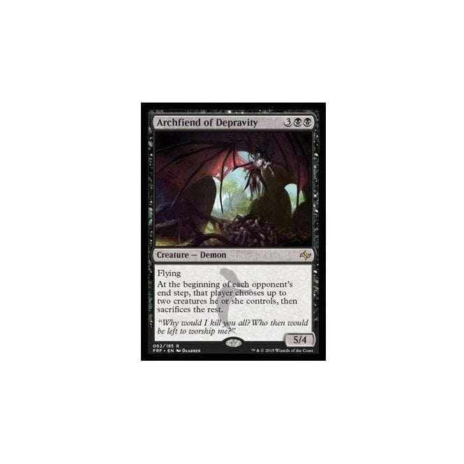 Archfiend of Depravity (FOIL) : FATE REFORGED 062/185 - Magic the ...