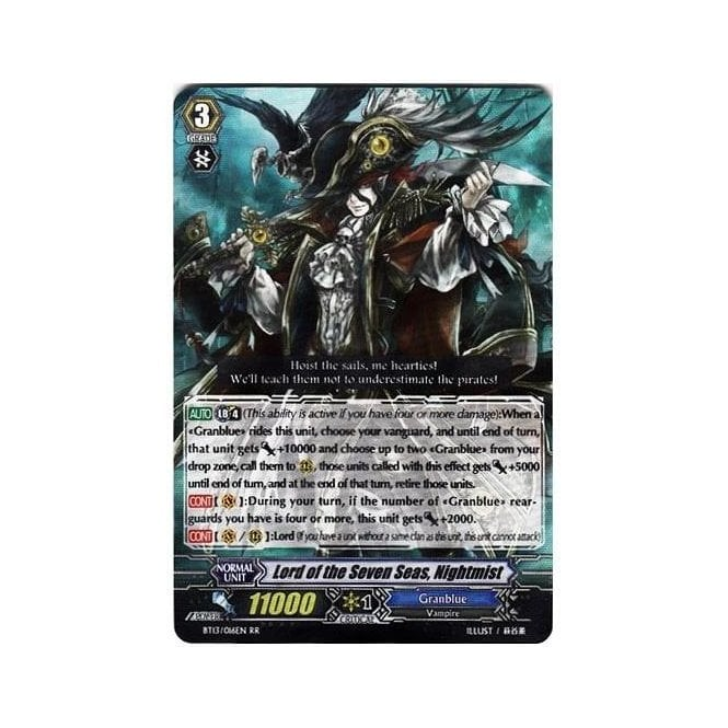 Lord of the Seven Seas, Nightmist : BT13-016 - Cardfight!! Vanguard Single Card