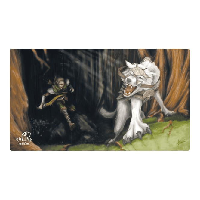 Tokens for MTG - Voja, the legendary Wolf Playmat | Chaos Cards