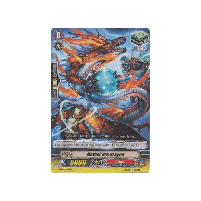 Mother Orb Dragon : G-BT01-078 - Cardfight!! Vanguard Single Card