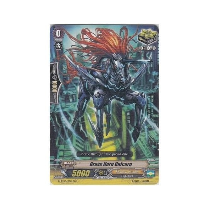 Grave Horn Unicorn : G-BT06-062 - Cardfight!! Vanguard Single Card