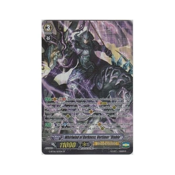 Whirlwind of Darkness, Vortimer "Diablo" : G-BT06-S03 - Cardfight!! Vanguard Single Card
