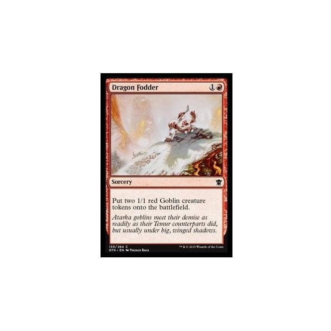 Dragon Fodder : DRAGONS OF TARKIR 135/264 - Magic the Gathering Single Card