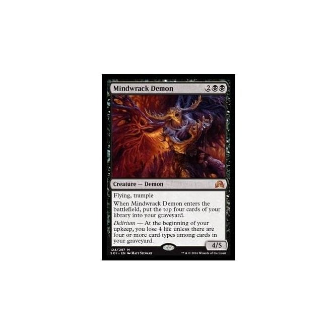 Mindwrack Demon : SHADOWS OVER INNISTRAD 124/297 - Magic the Gathering ...