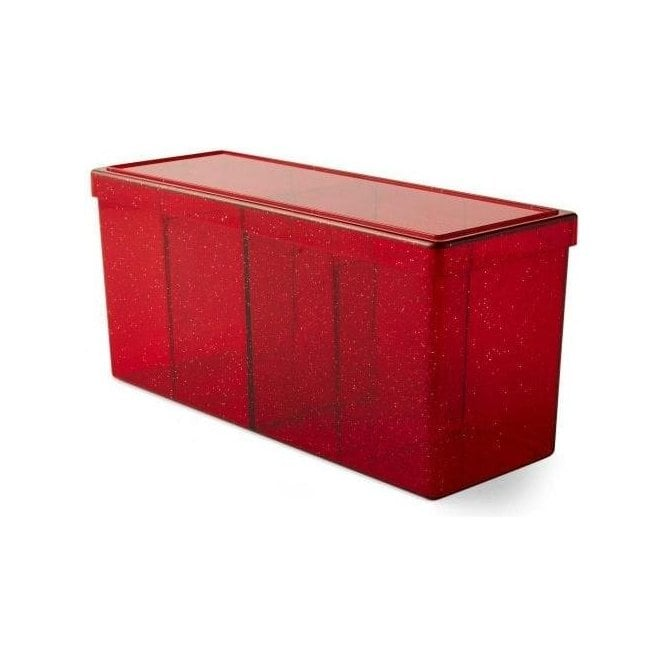 Dragon Shield Storage Box w. four compartments - Ruby | Chaos Cards