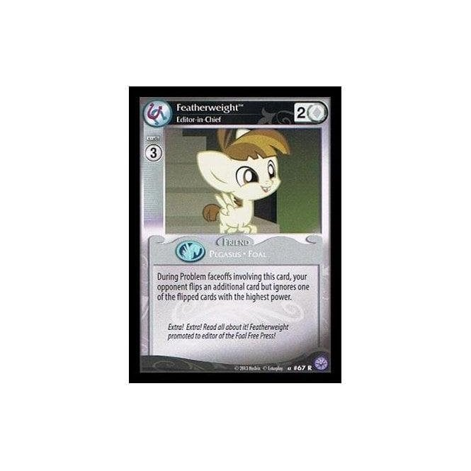 MY LITTLE PONY Single Card PREMIERE - 067/211 : Featherweight, Editor ...