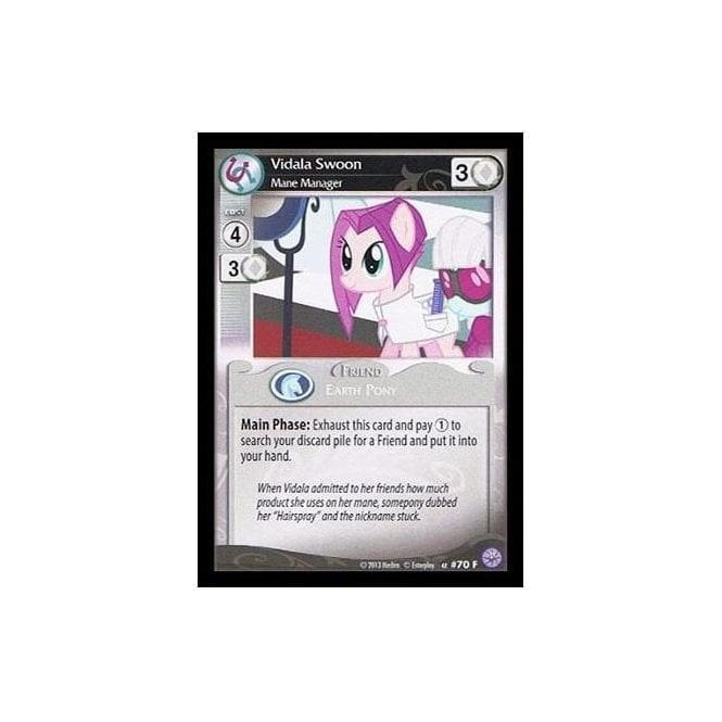 MY LITTLE PONY Single Card PREMIERE - 070/211 : Vidala Swoon, Mane ...