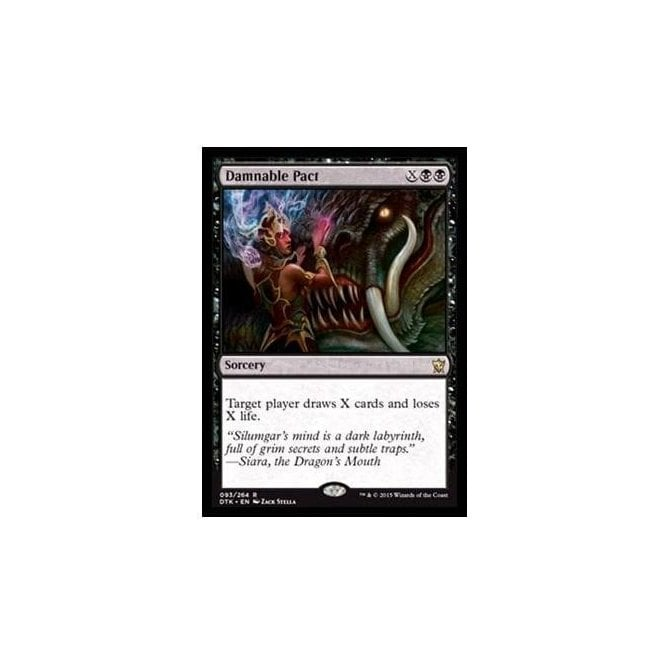 Damnable Pact (FOIL) : DRAGONS OF TARKIR 093/264 - Magic the Gathering ...