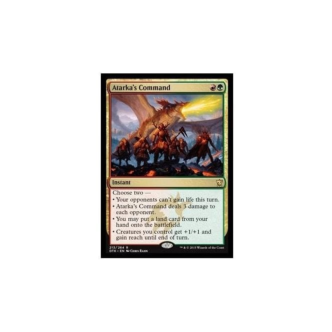 Atarka's Command (FOIL) : DRAGONS OF TARKIR 213/264 - Magic the Gathering Single Card