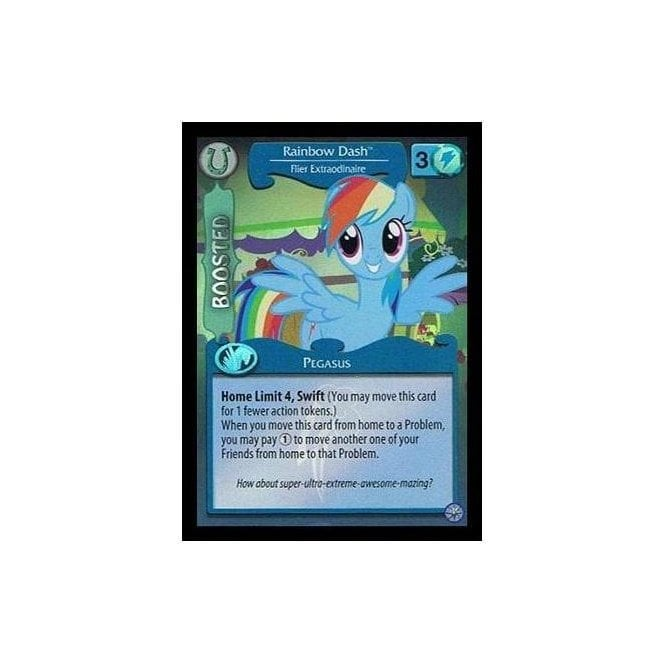 MY LITTLE PONY Single Card PREMIERE - f01/41 : Rainbow Dash, Flier ...
