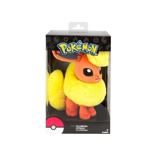 Pokemon Toy - 8-Inch Plush Flareon | Chaos Cards