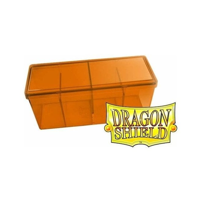 Dragon Shield Storage Box w. four compartments - Orange | Chaos Cards