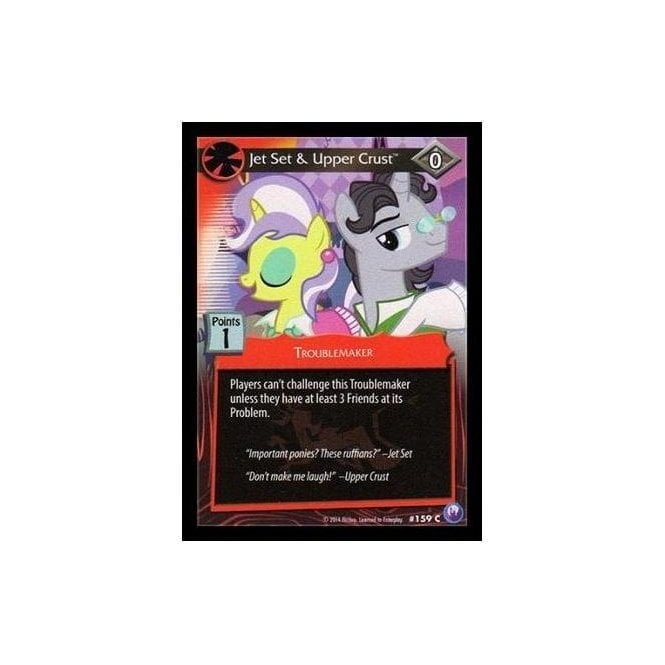 MY LITTLE PONY Single Card CANTERLOT NIGHTS - 159/203 : Jet Set & Upper ...
