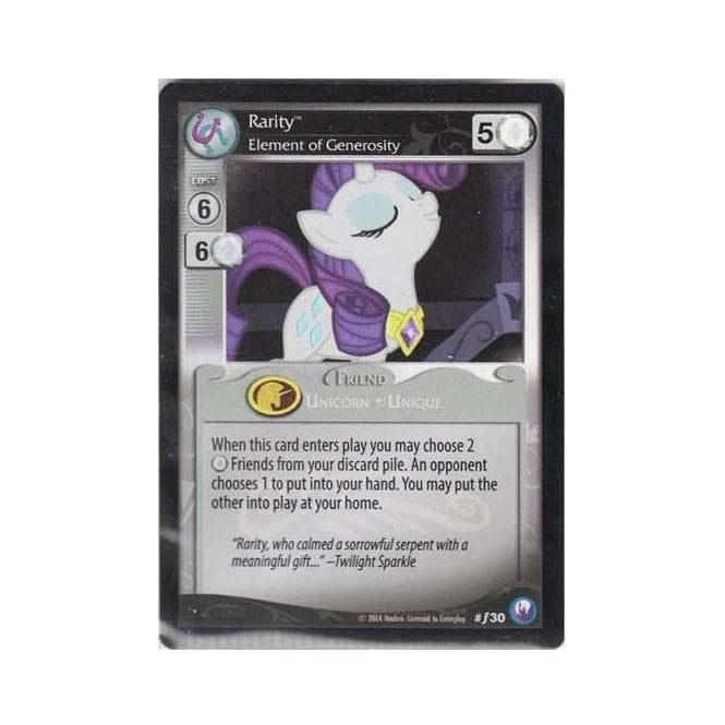 MY LITTLE PONY Single Card CANTERLOT NIGHTS - f30/52 : Rarity, Element ...