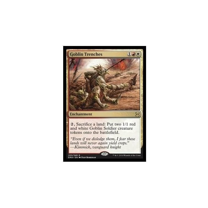 Goblin Trenches : ETERNAL MASTERS 203/249 - Magic the Gathering Single Card