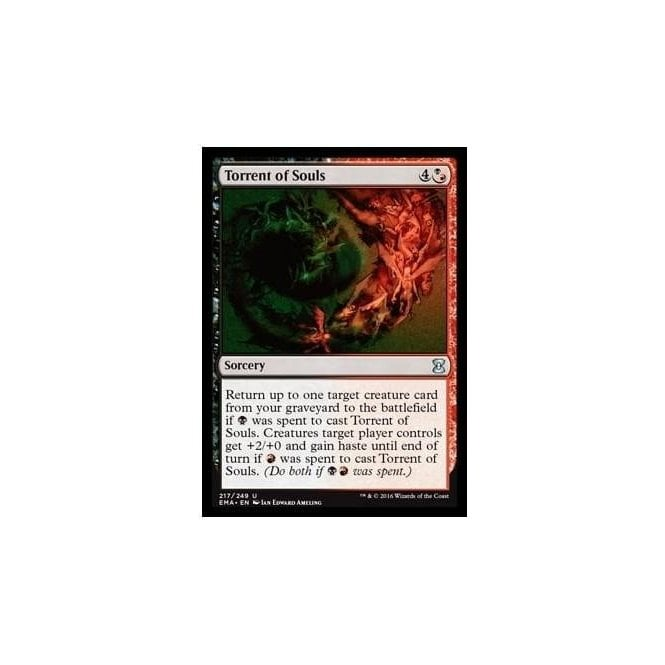 Torrent of Souls : ETERNAL MASTERS 217/249 - Magic the Gathering Single ...