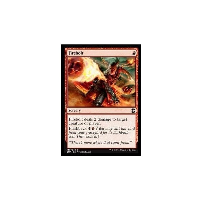 Firebolt (FOIL) : ETERNAL MASTERS 130/249 - Magic the Gathering Single Card