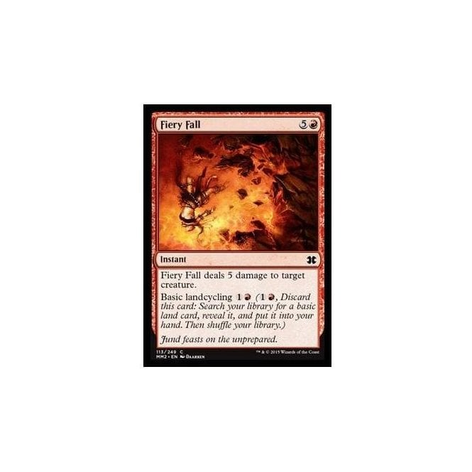 Fiery Fall (FOIL) : MODERN MASTERS 2015 113/249 - Magic the Gathering ...