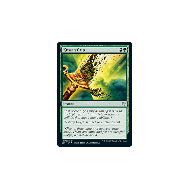 Krosan Grip : COMMANDER 2020 181/274 - Magic the Gathering Single Card