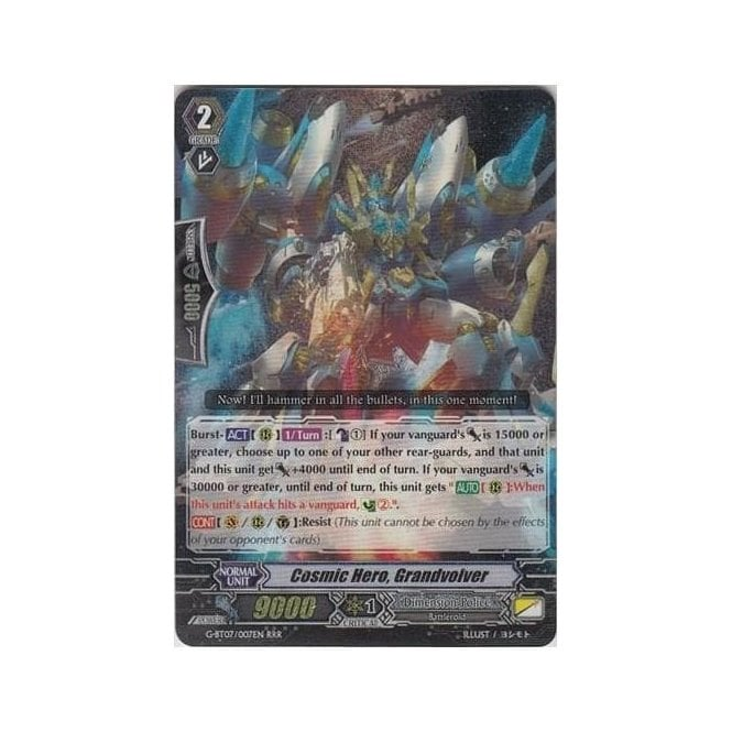 Cosmic Hero, Grandvolver : G-BT07-007 - Cardfight!! Vanguard Single Card