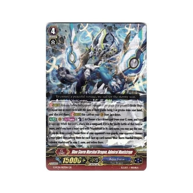Blue Storm Marshal Dragon, Admiral Maelstrom : G-FC01-007 - Cardfight ...