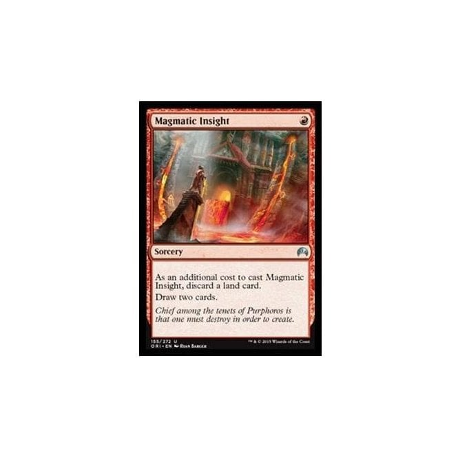 Magmatic Insight : MAGIC ORIGINS 155/272 - Magic the Gathering Single Card