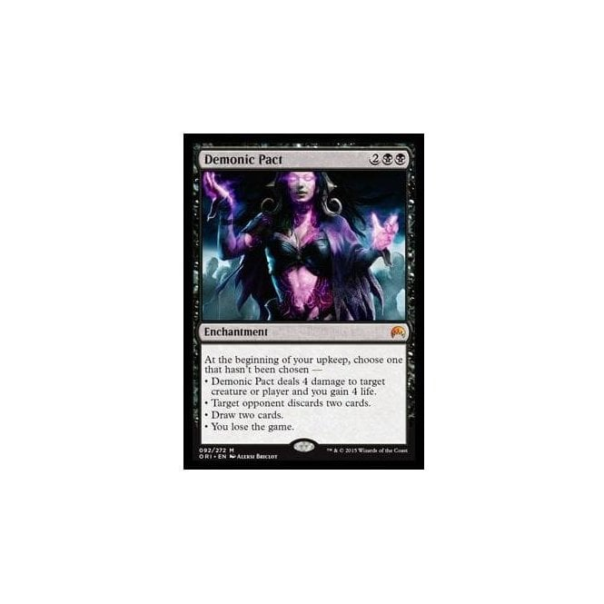 Demonic Pact (FOIL) : MAGIC ORIGINS 092/272 - Magic the Gathering ...